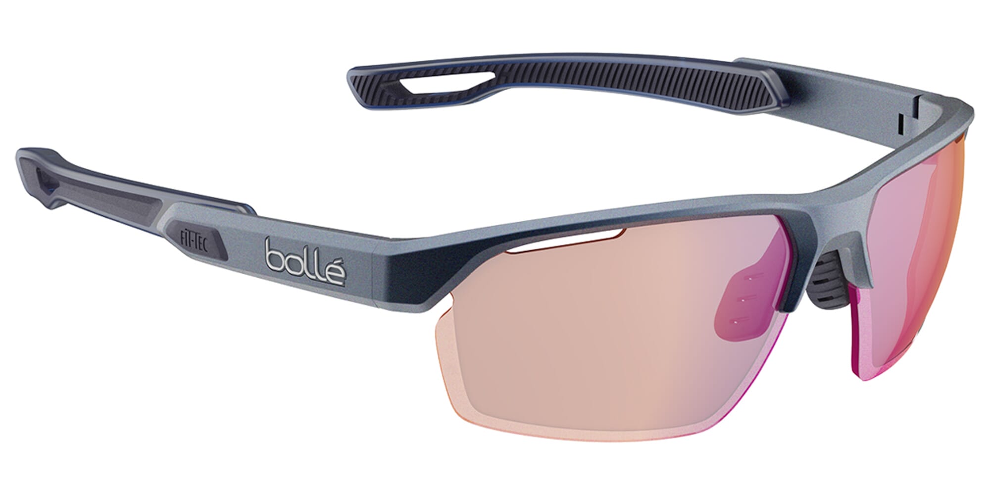 Bolle Victus Pro BS058001 Sunglasses Steel Blue Metallic - Phantom ...