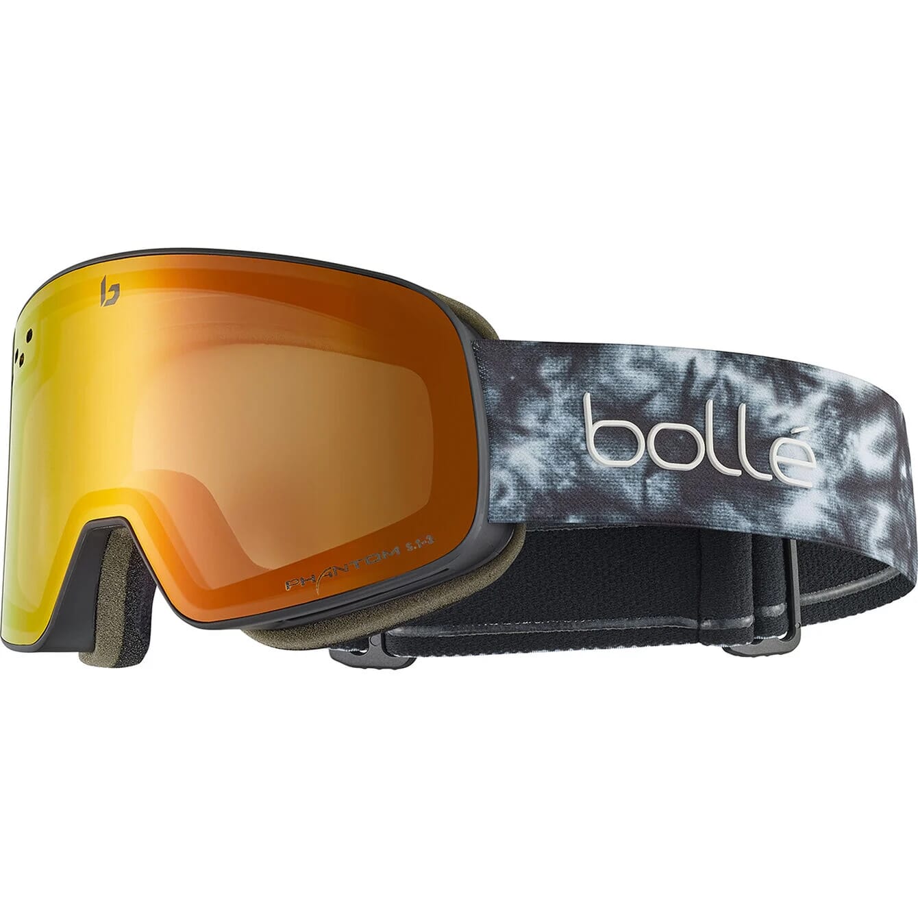 Bolle Nevada BG096031 Medium-Large Ski Goggles Black Tie Dye Matte ...