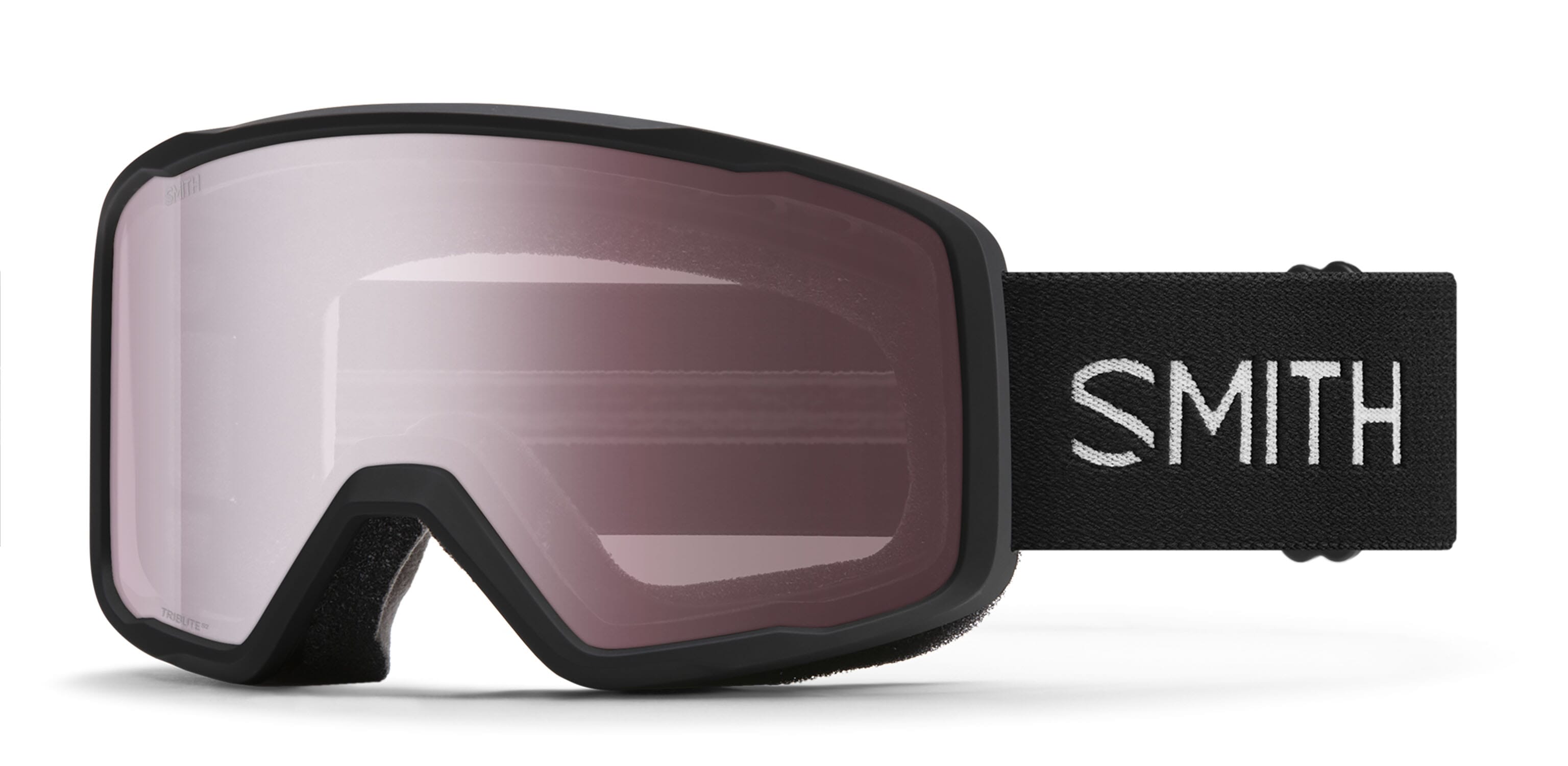 Smith Tribute Ski Goggles 0JX/4U Black/Ignitor Mirror Antifog/S2/VLT 35 ...