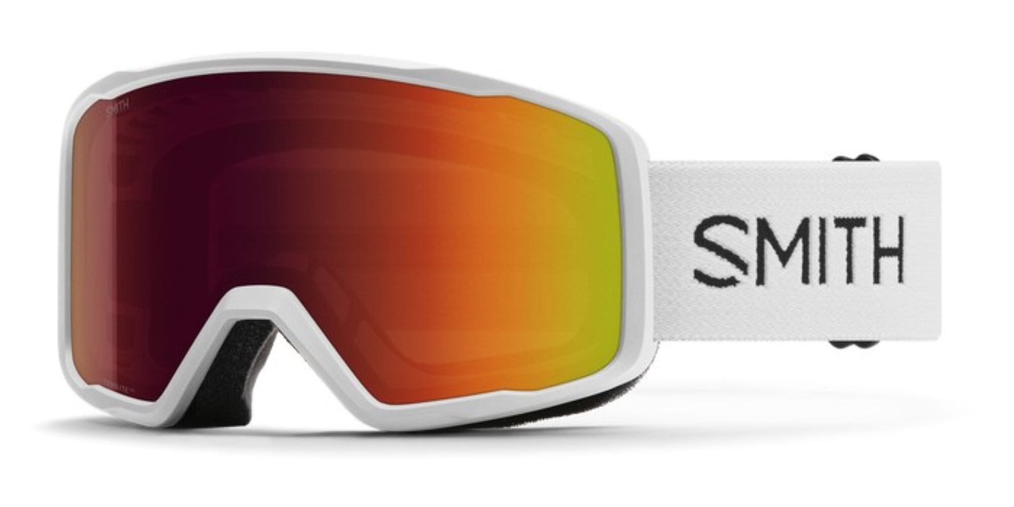 Smith Tribute Ski Goggles 1DG/C1 White/Red Sol-X Mirror S3/VLT 17% ...