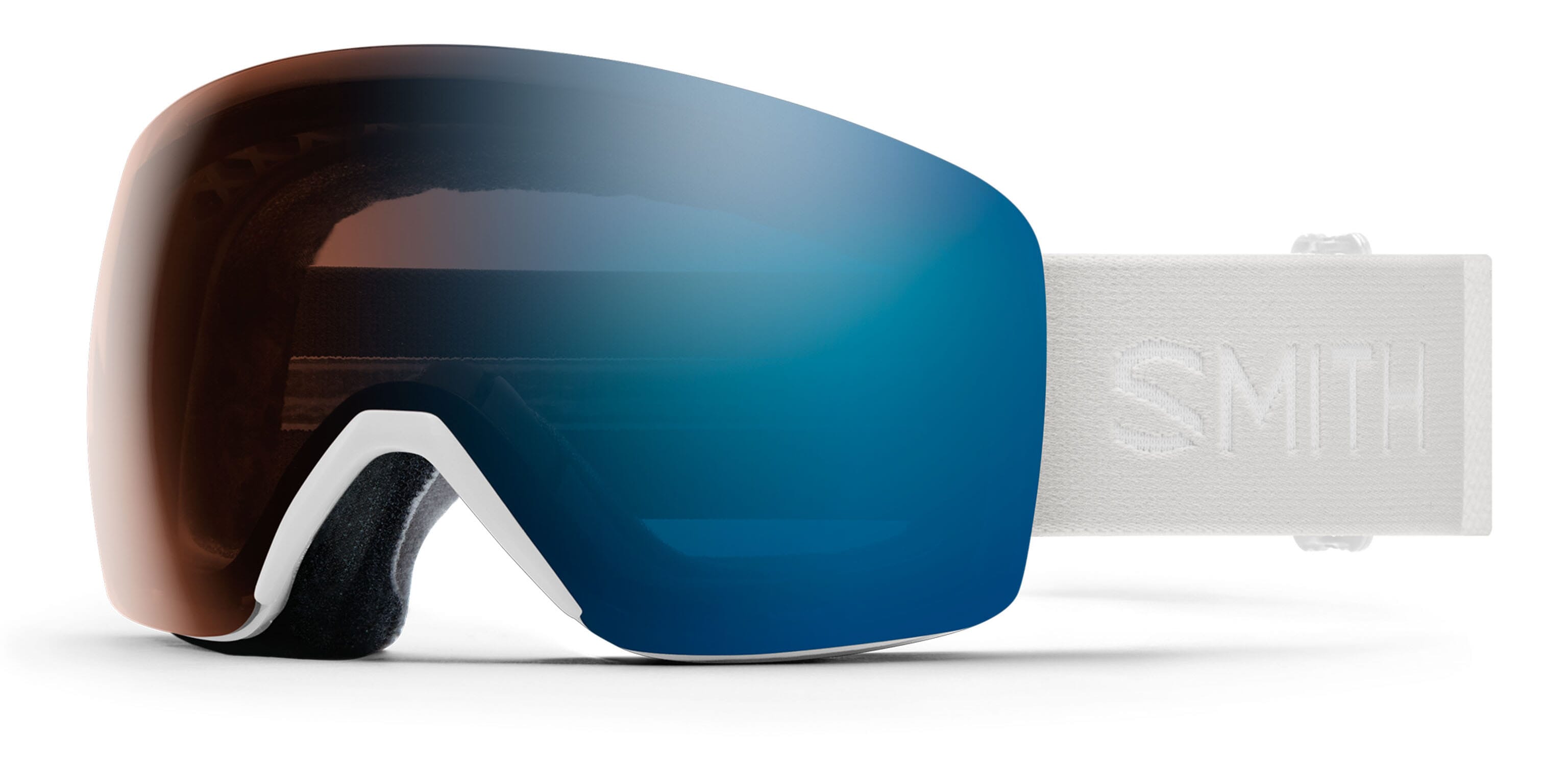 Smith Skyline Ski Goggles 33F/4L White Vapor/ChromaPop Pro Photochromic ...