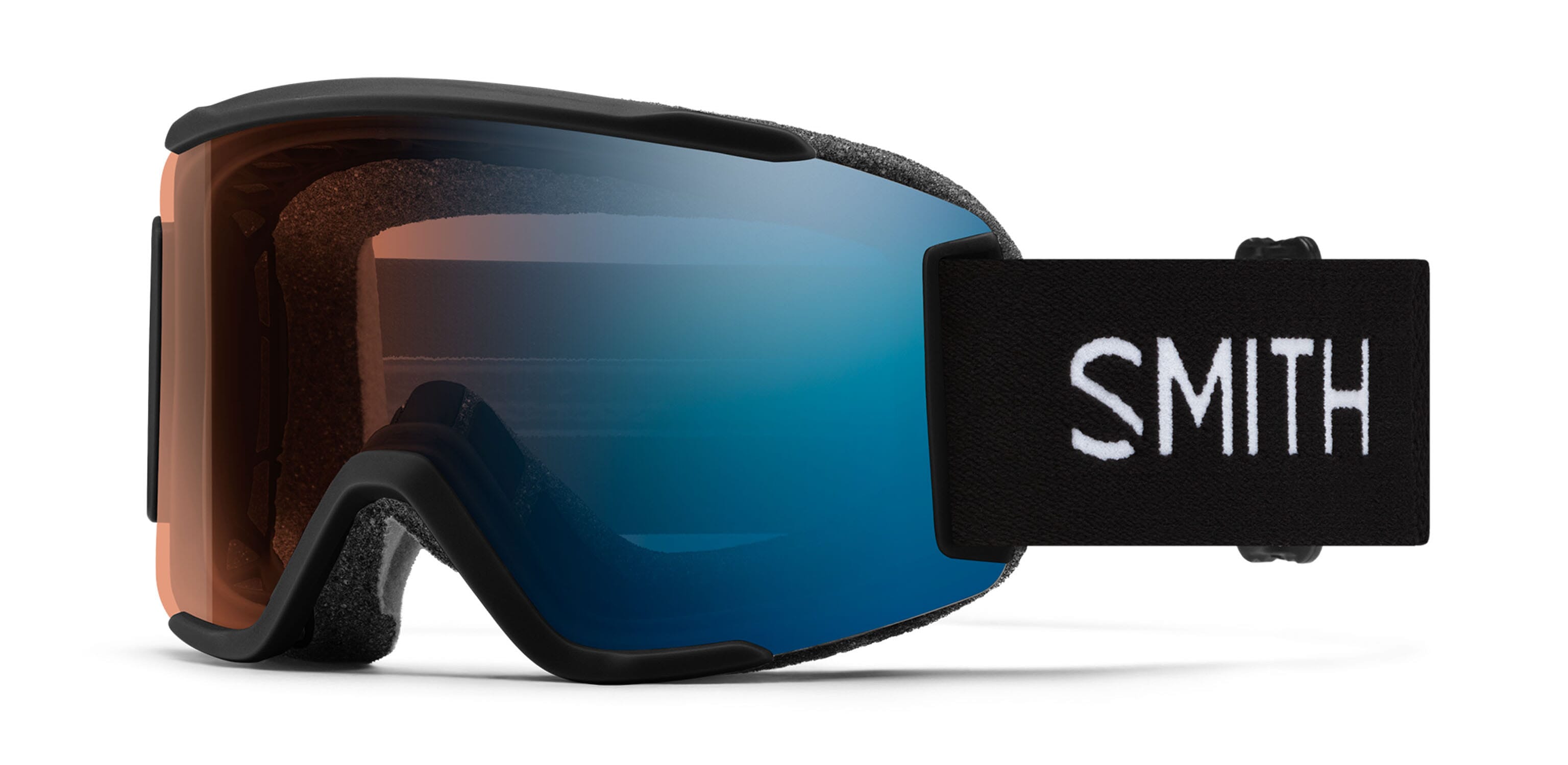 Smith Squad S Ski Goggles 2QJ/4L Black/ChromaPop Pro Photochromic Blue ...