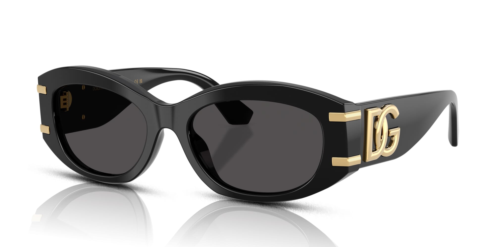 Dolce & Gabbana DG4502 Women's Sunglasses 501/87 Black/Dark Grey ...