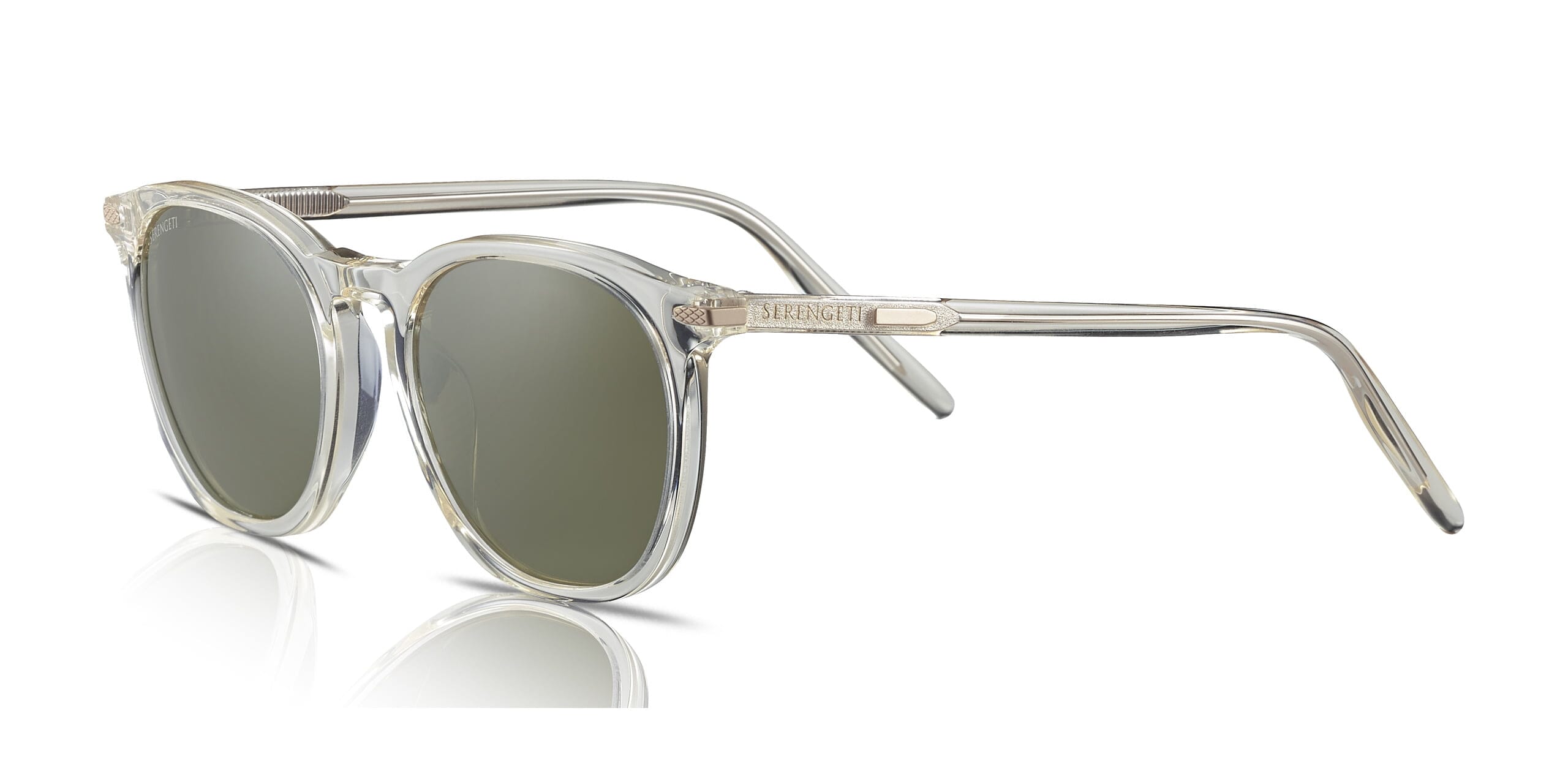 Serengeti Arlie SS483003 Sunglasses Shiny Crystal/Blue Mineral ...