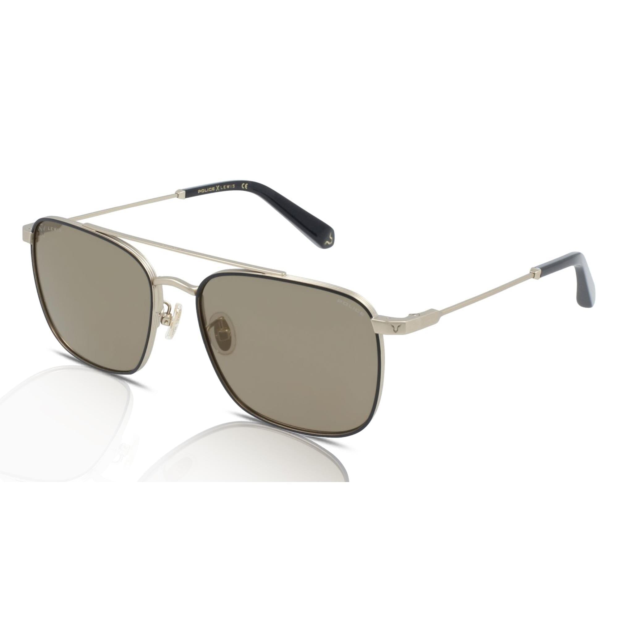 Police Lewis Hamilton Lewis 12 SPLB28/G Men's Sunglasses 8UZG Matte ...
