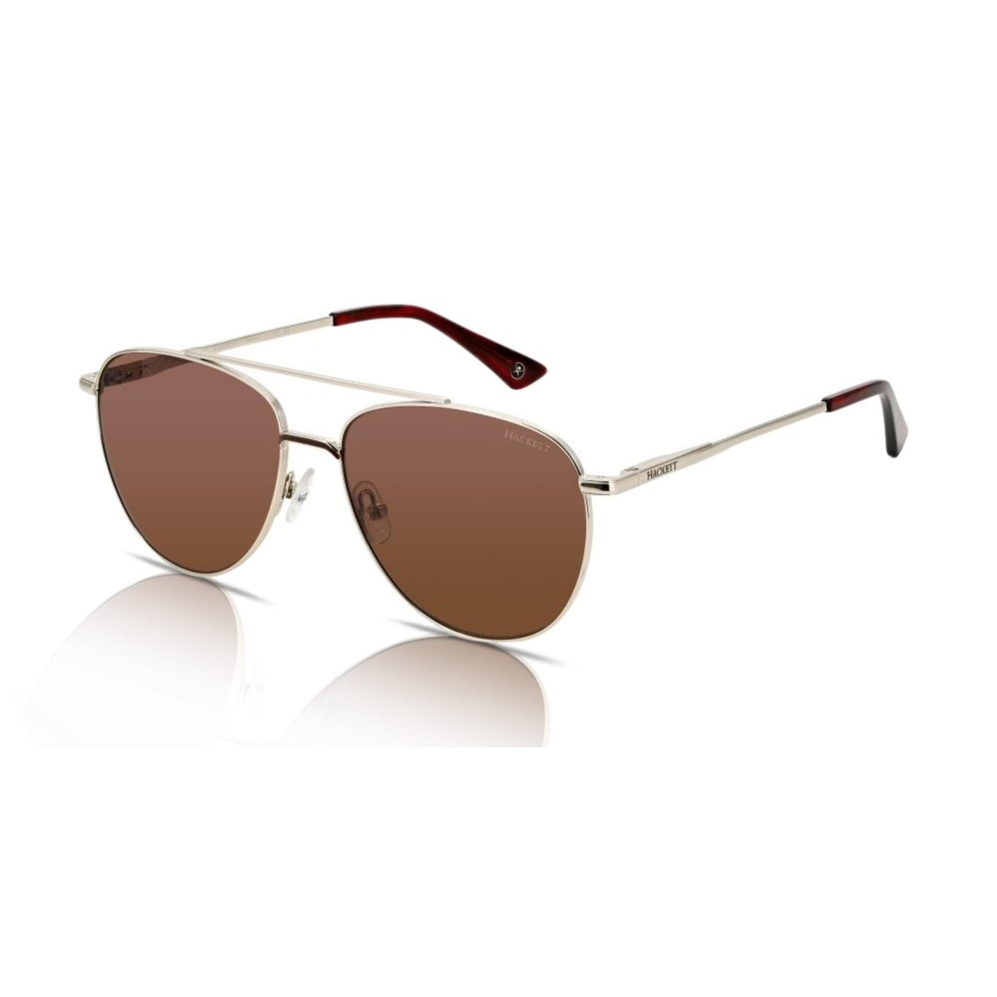 Hackett HSK-1148 Men's Sunglasses 400 Shiny Gold/Brown | Genuine Style