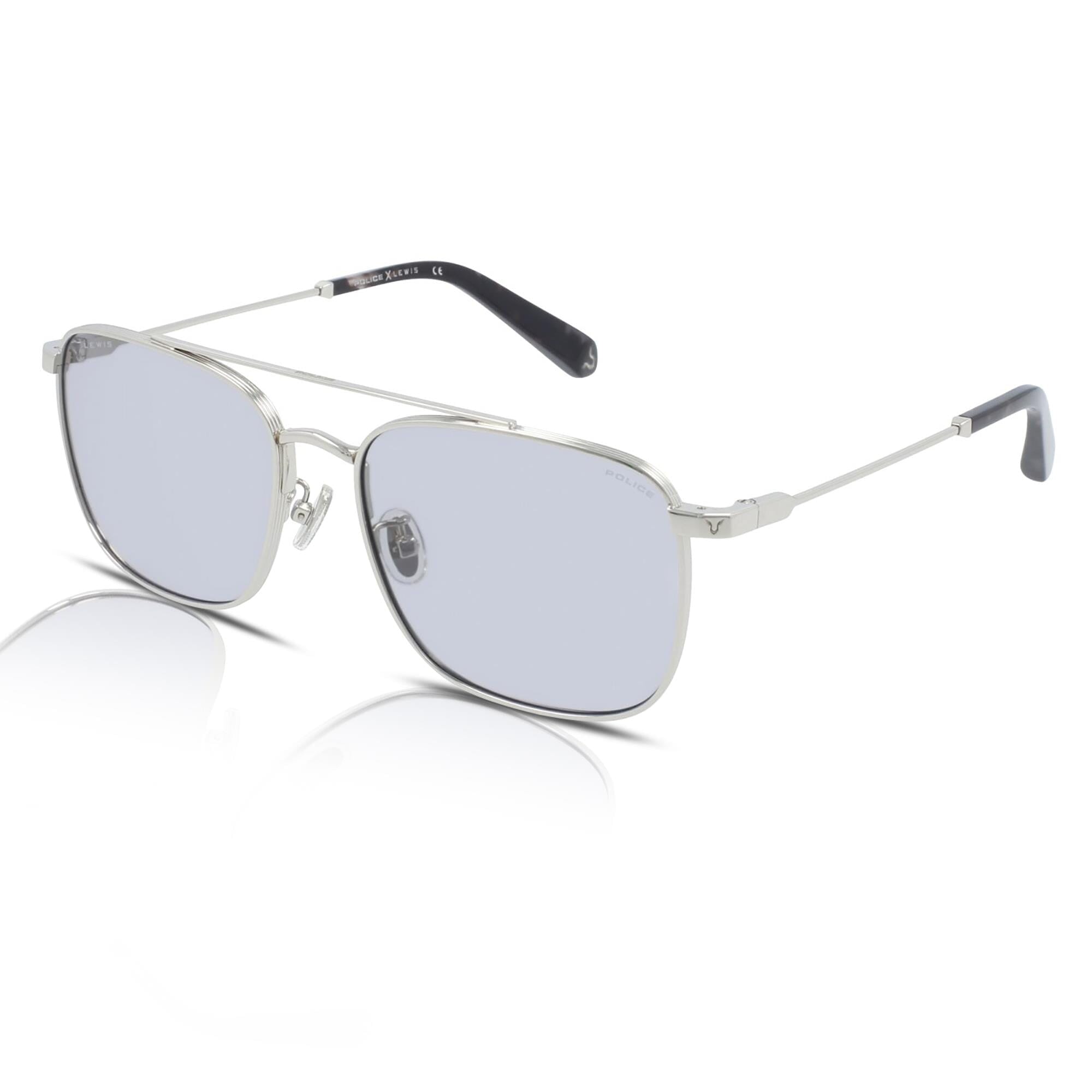 Police Lewis Hamilton Lewis 12 SPLB28 Men's Sunglasses 579F Shiny ...