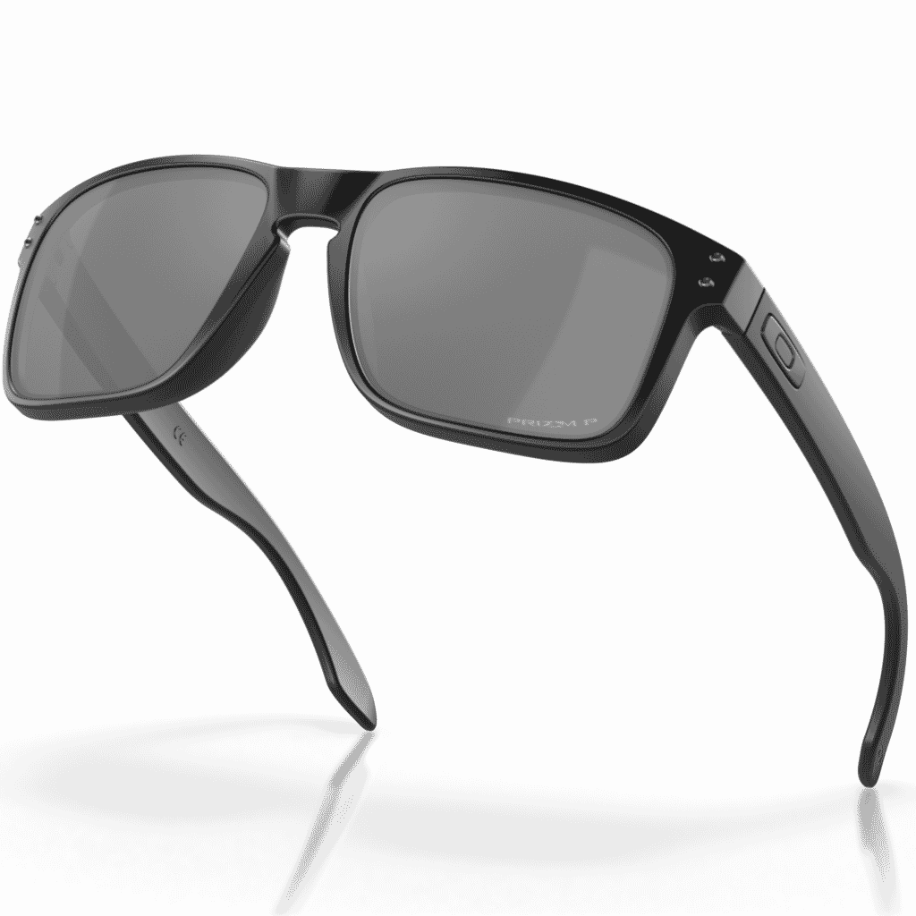 Oakley Holbrook OO9102 Men's Sunglasses 9102D6 Matte Black/Prizm Smoke ...