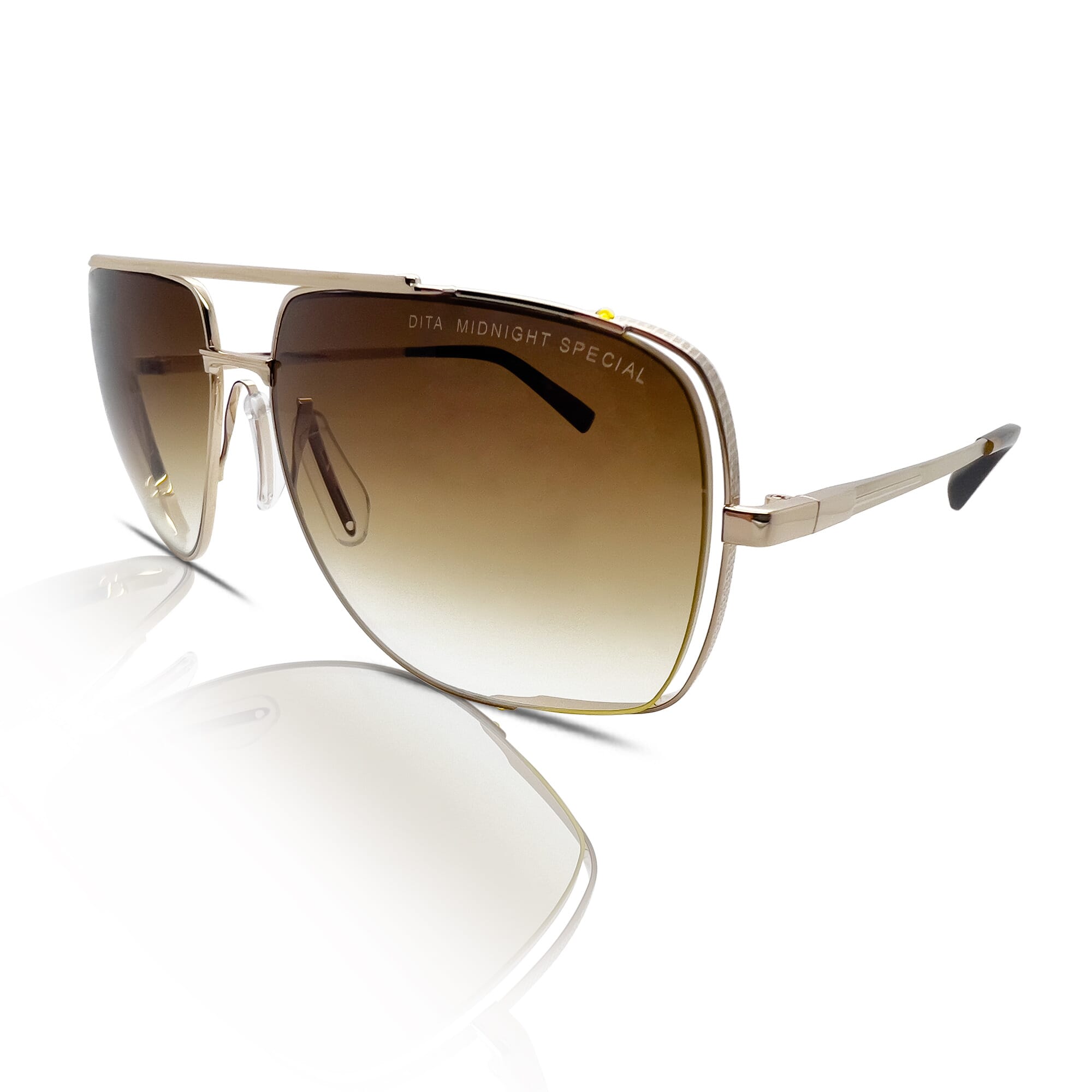 Dita Midnight Special Sunglasses DRX-2010D-60-Z 12K Gold/Brown Gradient ...