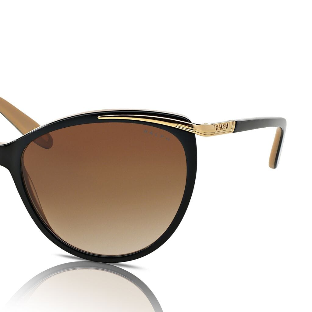Ralph By Ralph Lauren RA5150 Women's Sunglasses 109013 Shiny Black ...