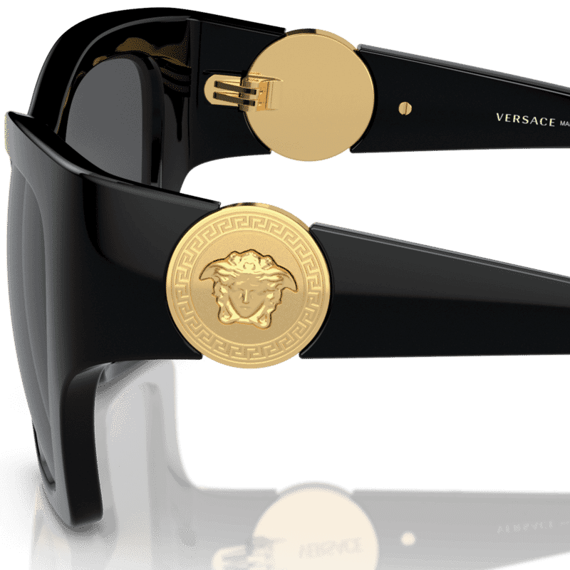Versace VE4452 Women's Sunglasses GB1/87 Black/Dark Grey | Genuine Style