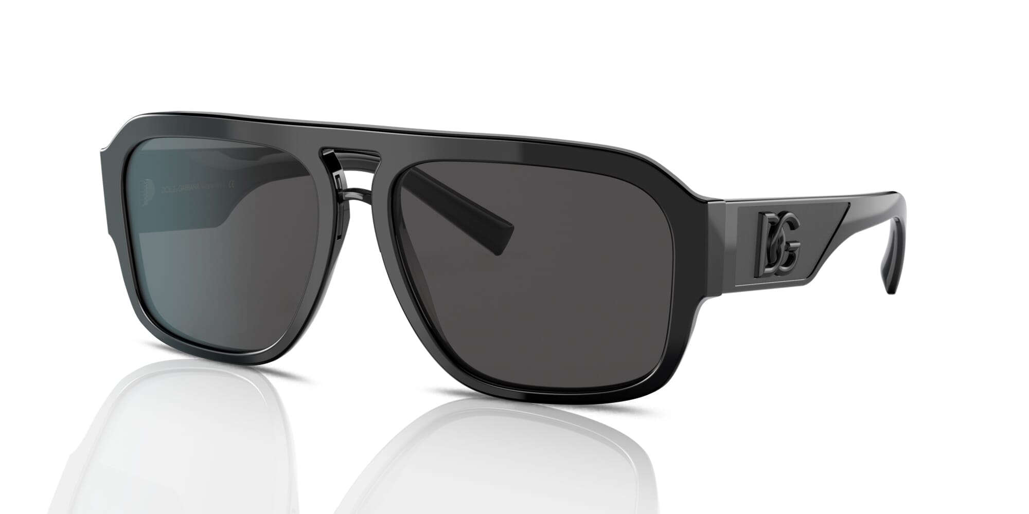 Dolce & Gabbana DG4403 Men's Sunglasses 501/87 Black/Dark Grey ...