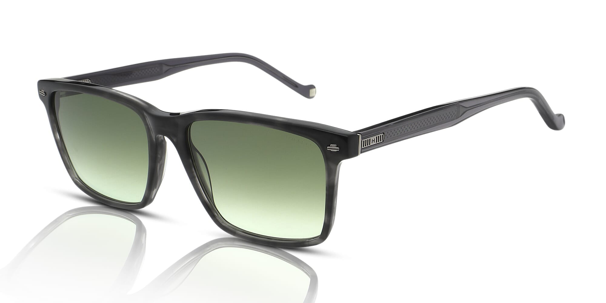 Hackett N14 Savile Row Conwy HSB-927 Men's Sunglasses 915 Grey Horn ...