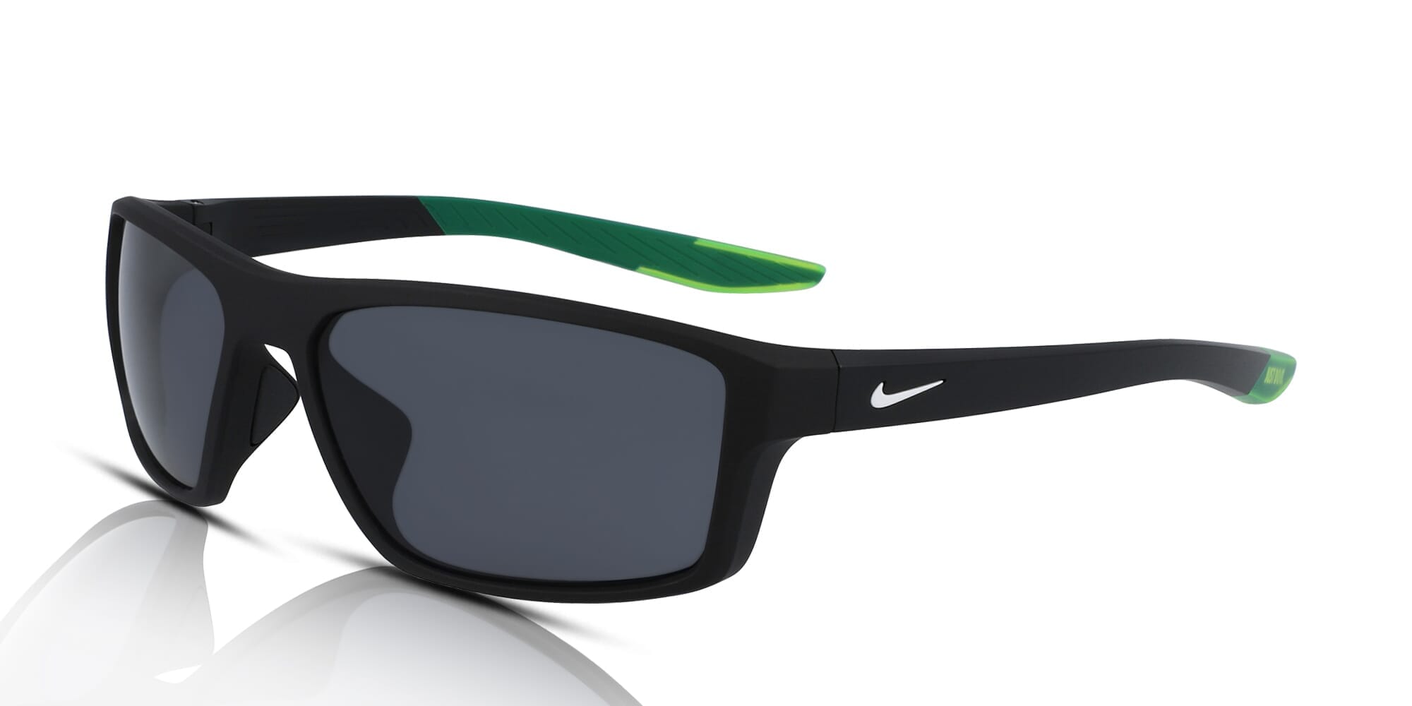 Nike Brazen Fury FJ2259 Men's Sunglasses 010 Matte Black/Dark Grey ...