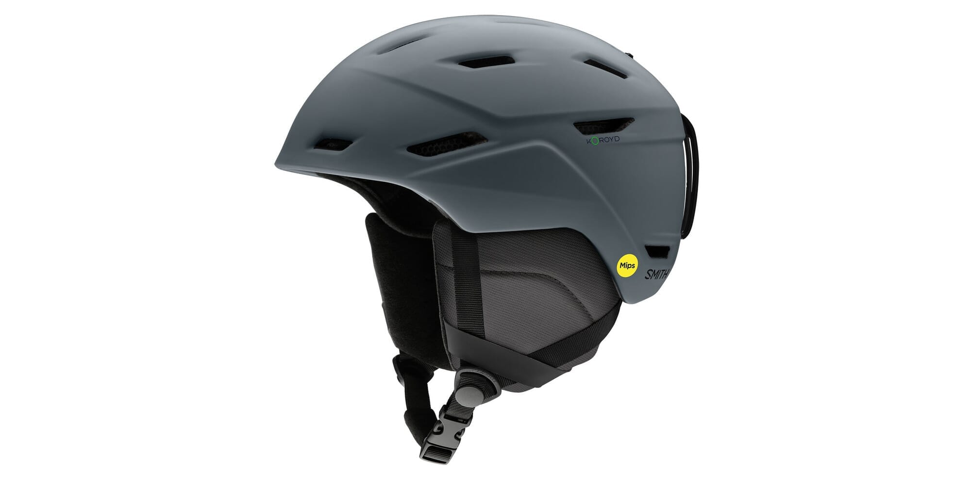 Smith MISSION MIPS Men's Ski Helmet 0TB Matte Slate | Genuine Style