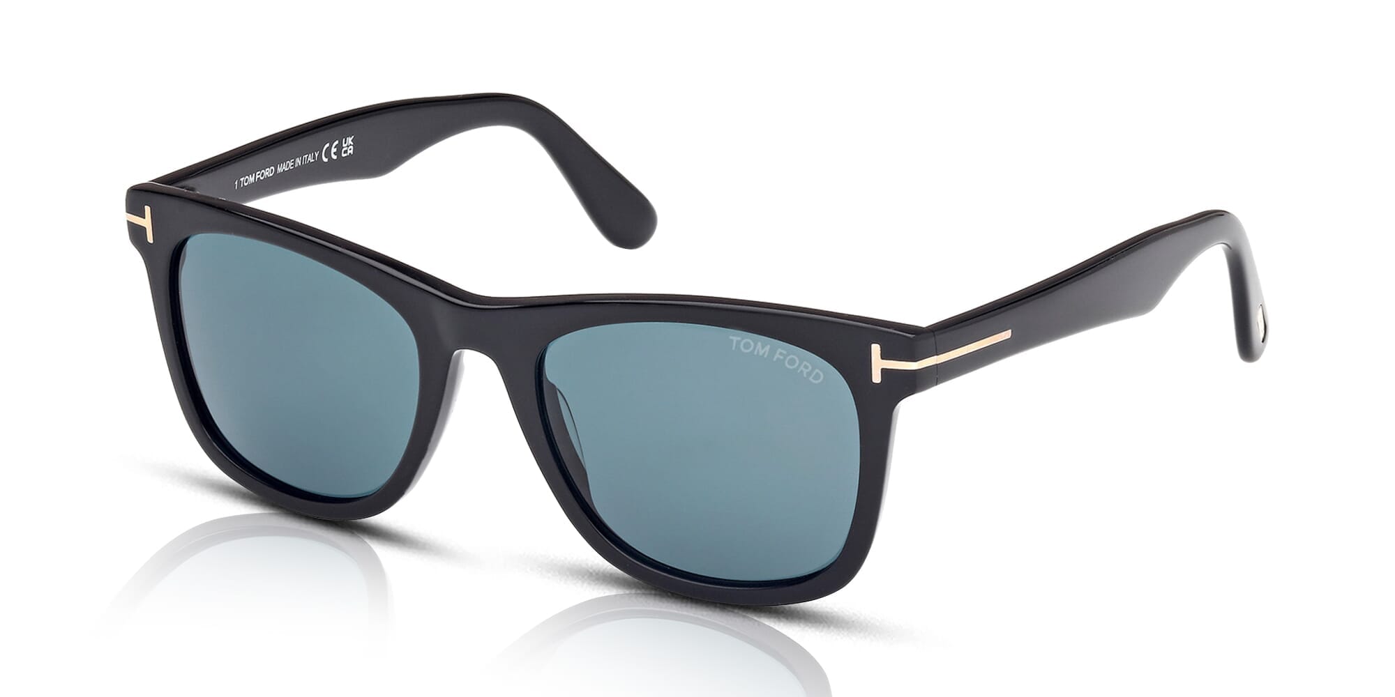 Tom Ford Kevyn FT1099 Men's Sunglasses 01N Shiny Black/Green | Genuine ...
