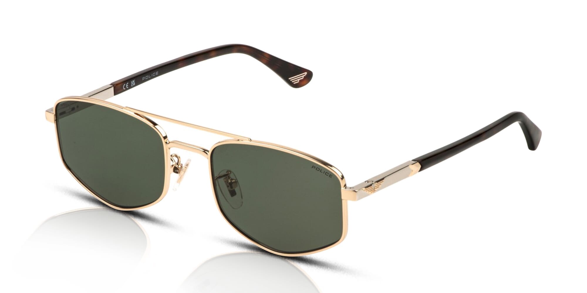 Police New Crossroads 3 SPLQ84 Men's Sunglasses 0300 Total Shiny Rose ...